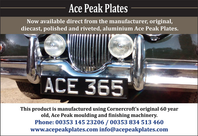 Ace Vintage Plates Ltd - Classic and Vintage cars directory ...