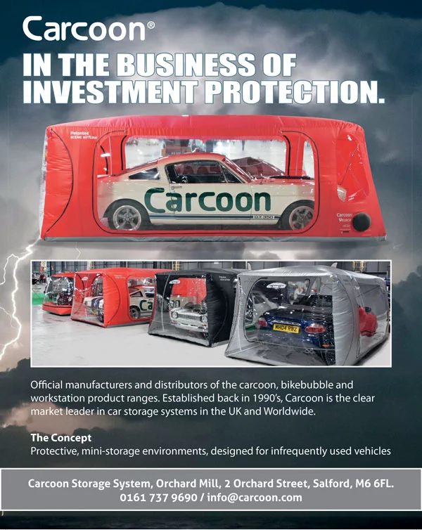 Carcoon Logo Indoor Carcoon Page 1 Classic Cars And Yesterday's